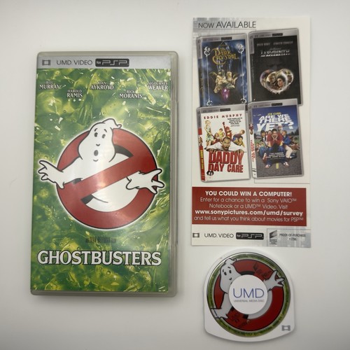Ghostbusters UMD Movie Widescreen (Sony Playstation PSP, 2002)CIB Movie ...