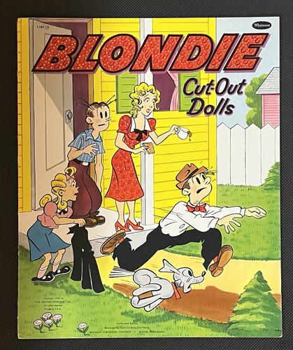 BLONDIE 1954 Cut Out Paper Dolls Book UNCUT Dagwood Comic Strip ...