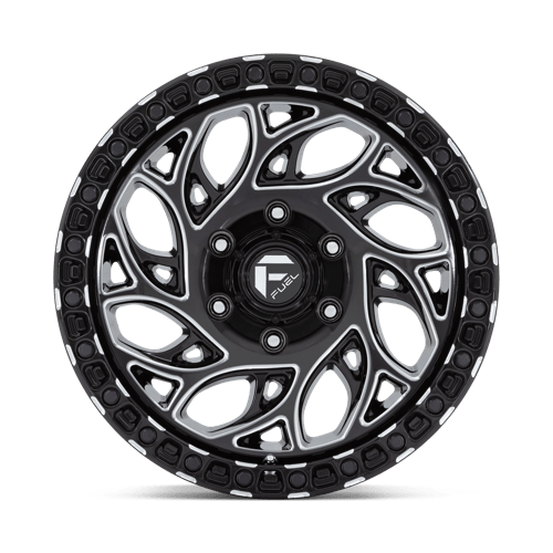 18X9 Fuel 1PC D840 RUNNER OR 6X5.5 -12MM GLOSS BLACK MILLED ...