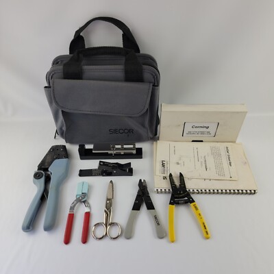 Siecor Corning TKT-UNICAM Installation Fiber Optic Cable Starter Kit W ...