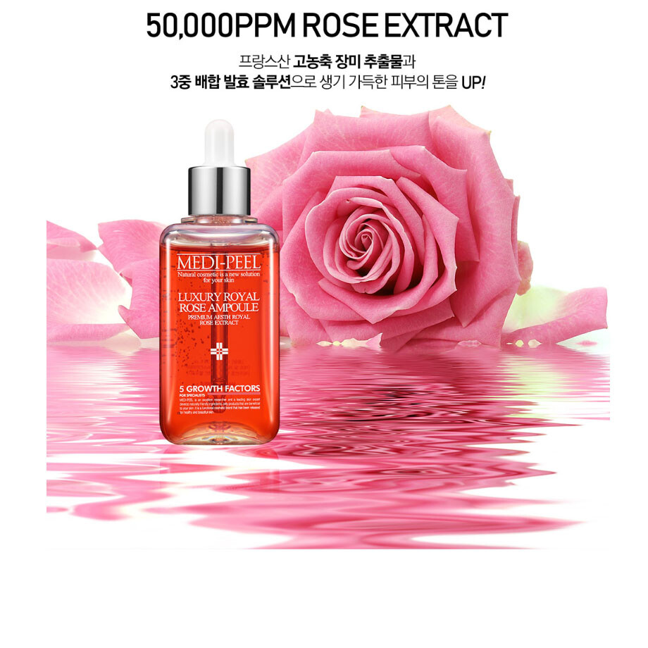 Medi Peel Luxury Royal Rose Ampoule 100ml x 2EA Moisturiser Elasticity ...