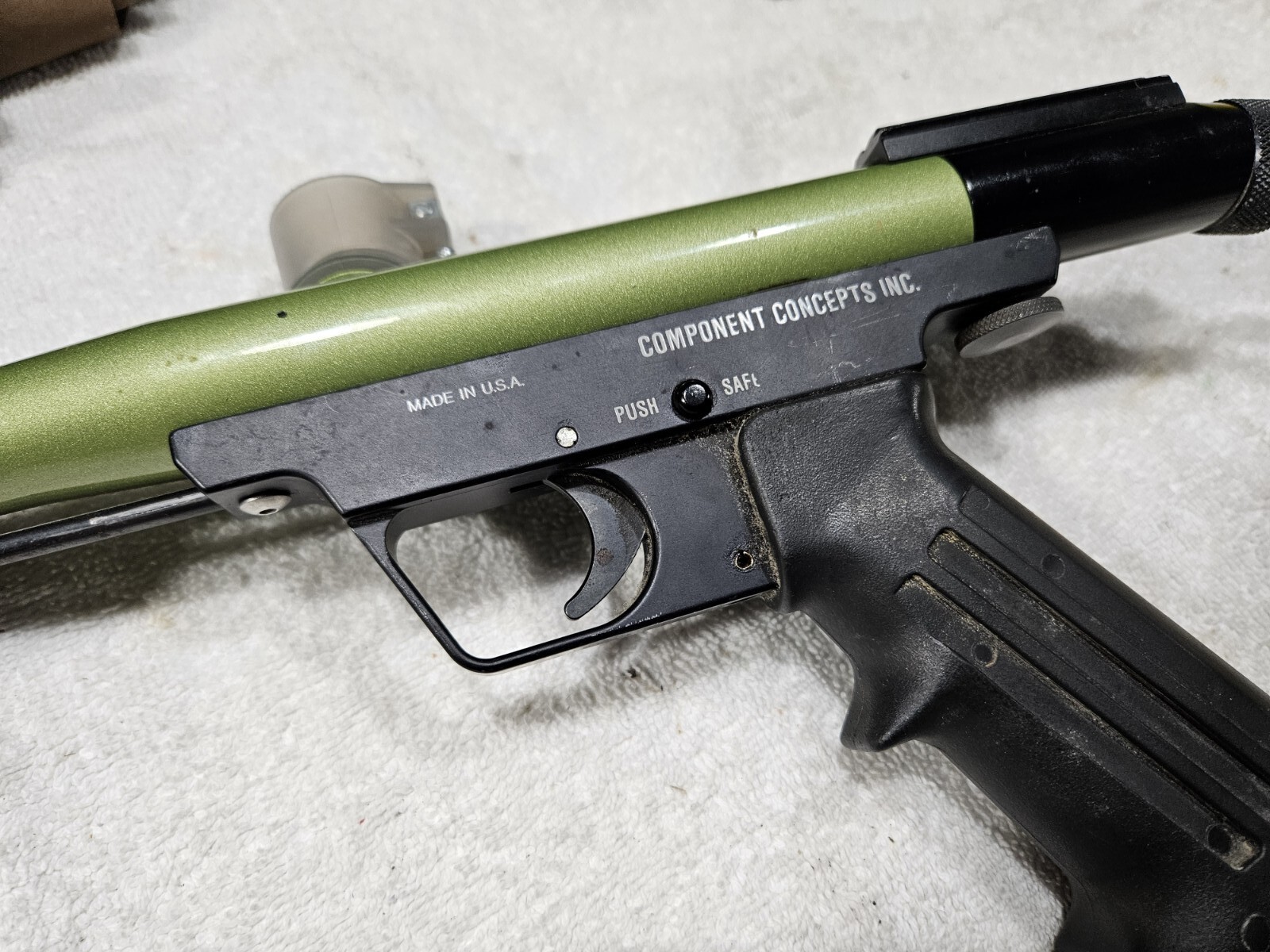 VINTAGE CCI Phantom Pump Paintball Pistol Gun with 16 Inch Barrel Stock ...