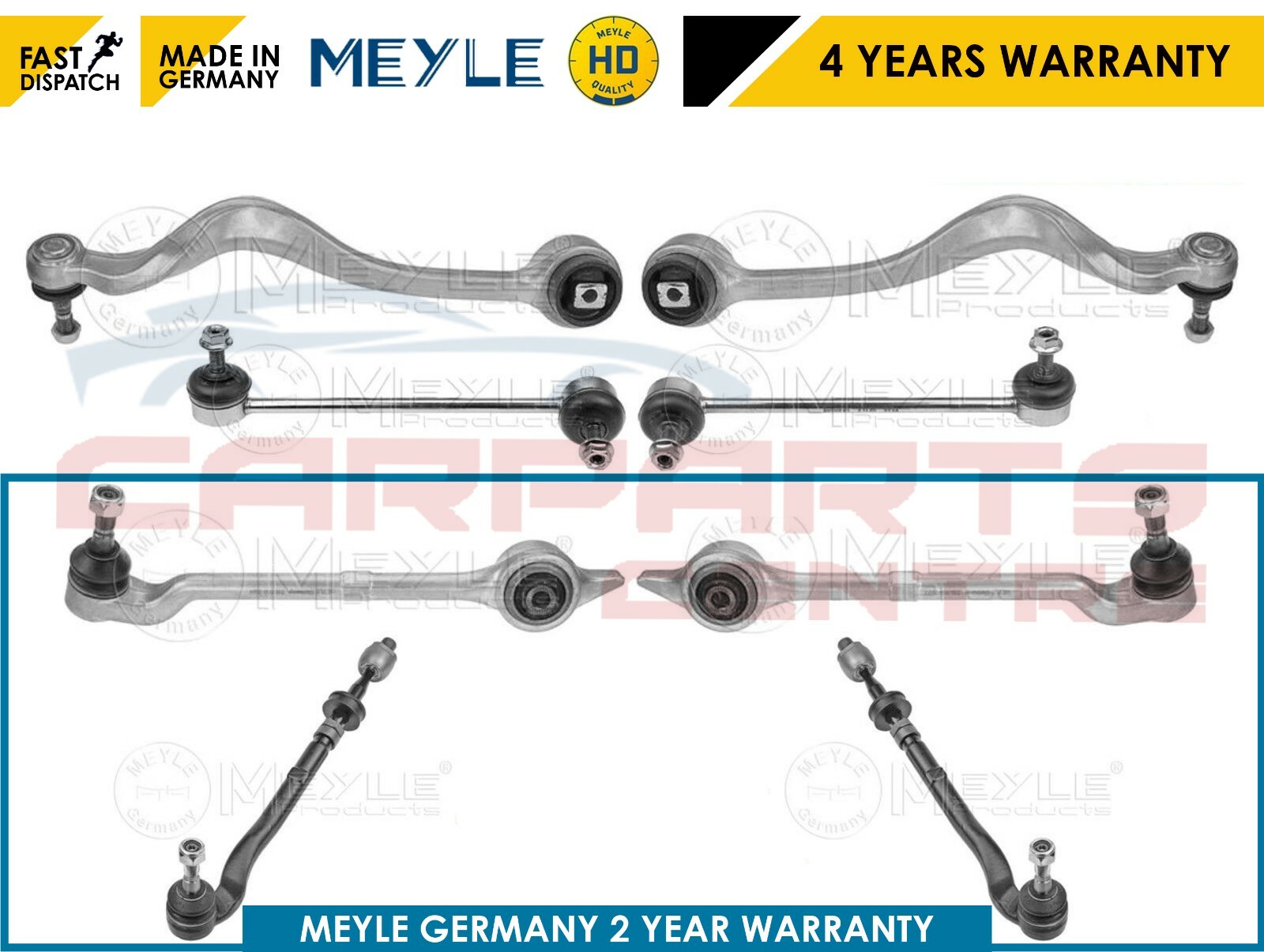 FOR BMW 5 SERIES E39 95-04 FRONT REAR AXLE LOWER CONTROL ARMS LINKS ...
