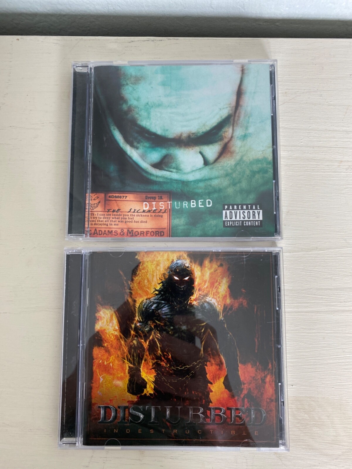 Disturbed Lot of 2 CDs Indestructible and The Sickness Metal | eBay