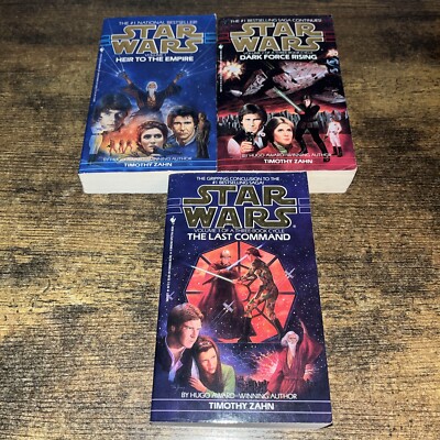 Star Wars complete set with all 3 paperback books from Three-Book Cycle ...