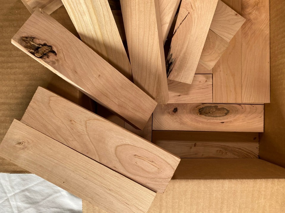Scrap Box of All Small Pieces of Wood. Pick your species, Walnut, Maple ...