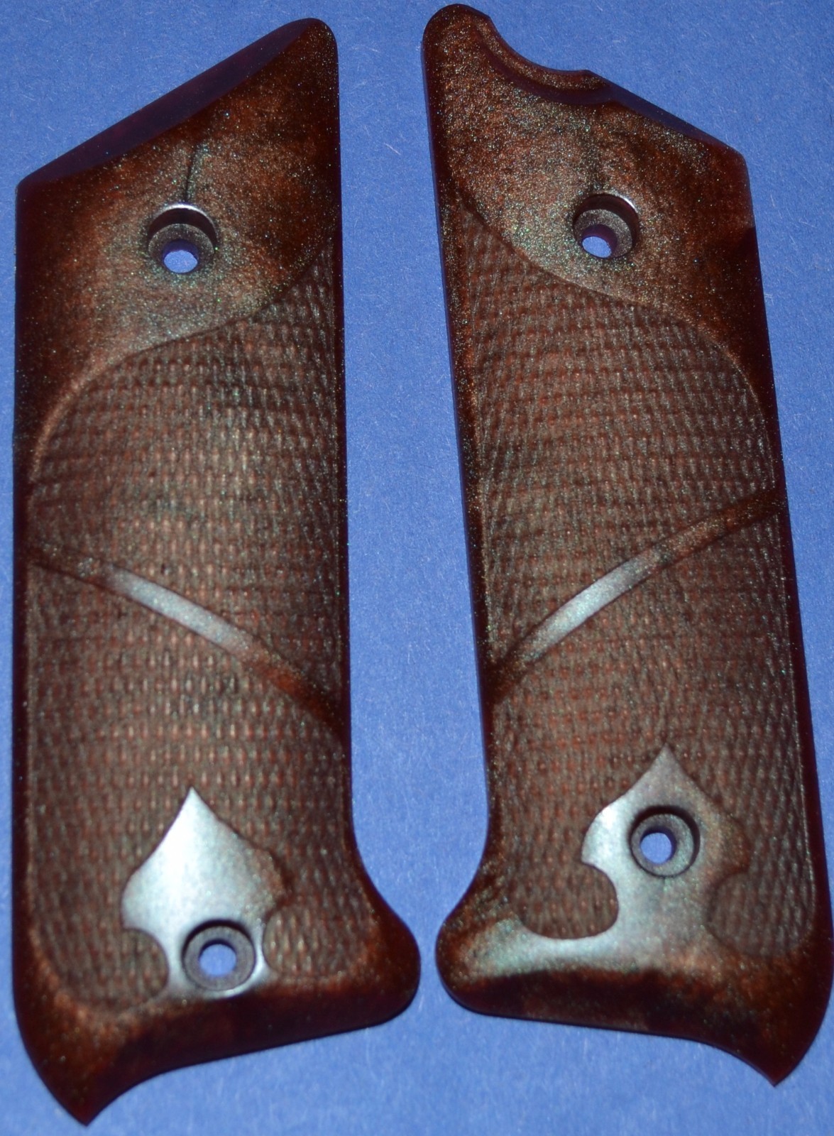 Ruger Mark II pistol Grips mink color plastic | eBay