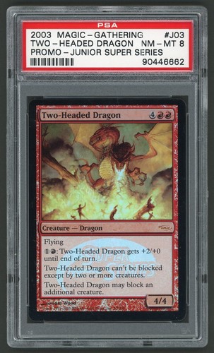 2003 MTG Magic the Gathering Card #J03 DCI / JSS Two-Headed Dragon Foil PSA 8 | eBay