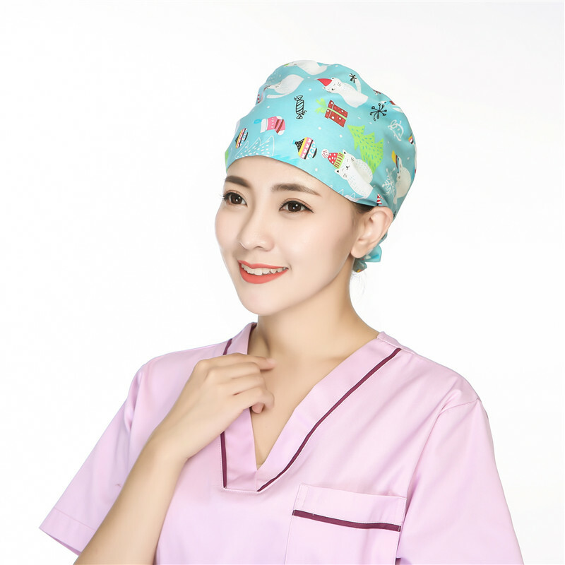 Clinic Medical Hat Doctor Surgical Print Women and Man Working Cap ...