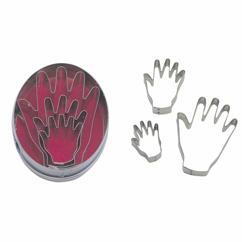 Hand Shaped 3 Piece Cookie Cutter Set | eBay
