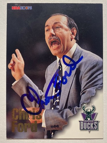 Chris Ford Signed 1997 SkyBox #263 Card Milwaukee Bucks NBA RAD | eBay