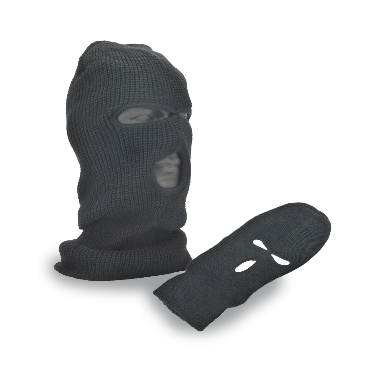 Heat Insulate – Cold Weather Balaclava for Winter, 3 Hole Knitted Full ...