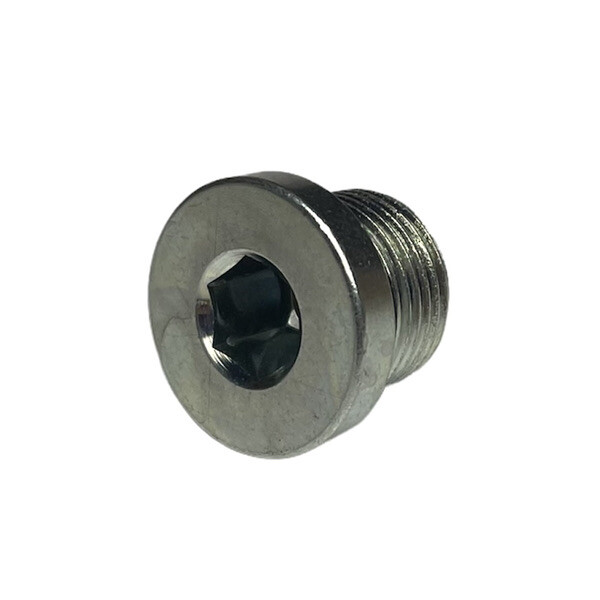 M20X1.5 Metric Port Plug Zinc Plated Steel Allen Socket Key Fitting ...