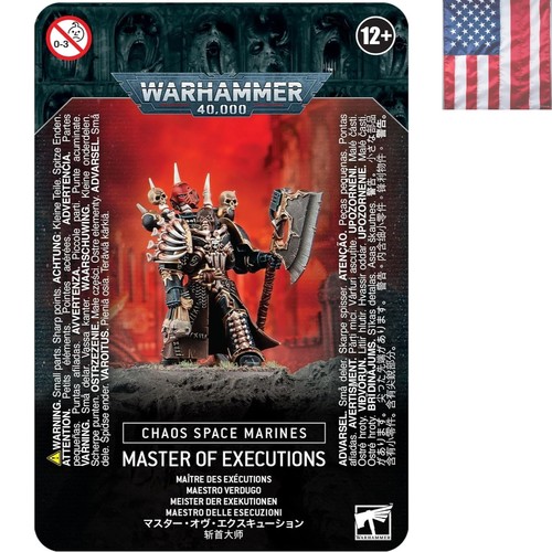 5.5" Master of Executions Model - Warhammer 40,000 Chaos Space Marines ...