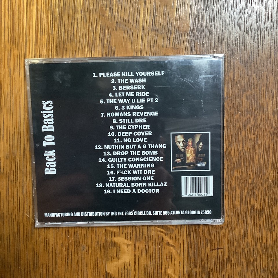 SEALED! Dr Dre & Eminem CD Back To Basics | eBay