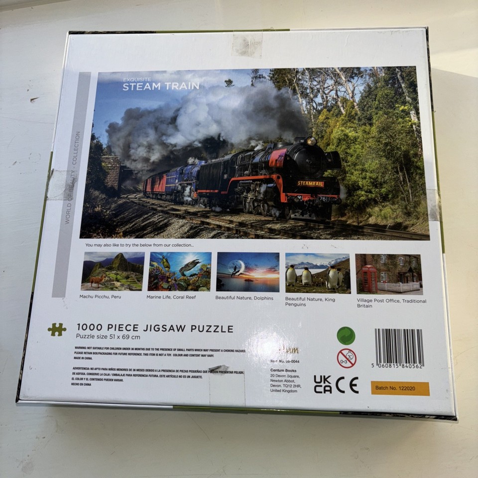 Exquisite Engines Steam Train 1000 Piece Jigsaw Puzzle | eBay UK
