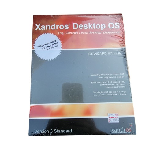 Xandros Desktop OS Version 3 Standard Edition Software | eBay
