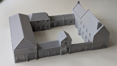15mm Scale Table Top Wargaming Buildings - Papelotte Farm from Waterloo ...