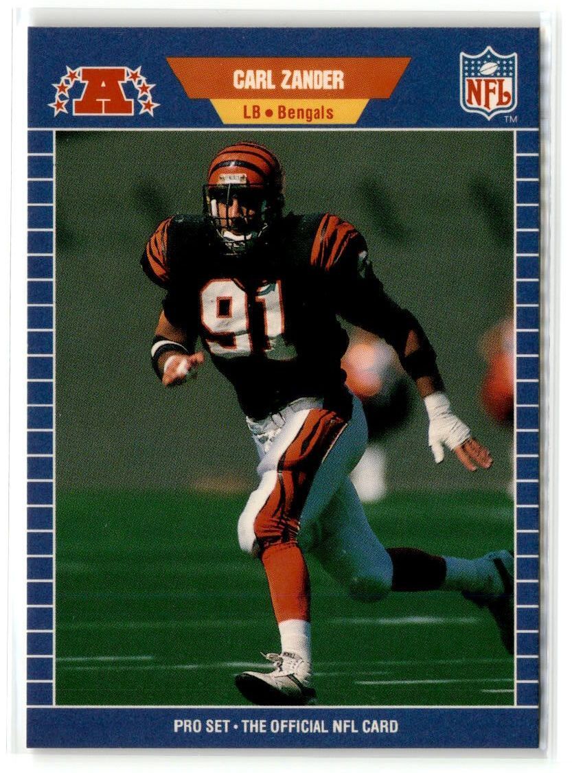 1989 Pro Set FOOTBALL #71 Carl Zander Cincinnati Bengals | eBay