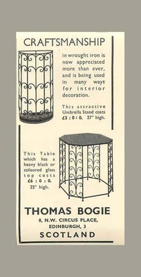 1935 Thomas Bogie Nw Circus Place Edinburgh Craftsmanship | eBay