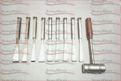 Osteotome Bone Chisel Fiber Handle Orthopedic Surgical Instrument 10 ...