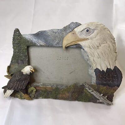 Bald Eagle Picture Frame 4x6- Heavy Resin A1 | eBay