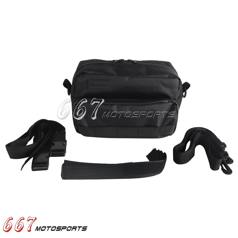 T-Bar Handlebar Bag For Harley Softail Dyna Street Bob Low Rider FXLRS ...