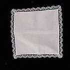 5PCS Ladies Wedding Handkerchief with Lace White Cotton Hanky | eBay UK
