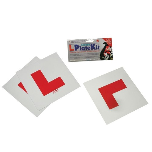 Oxford Motorbike Motorcycle Essential L-Plate Learner Kit 5030009141706 ...