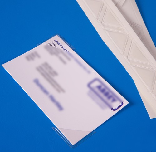 Corner Pocket Triangle Plastic Back Full Adhesive Sticky 25x25 mm 1000 ...