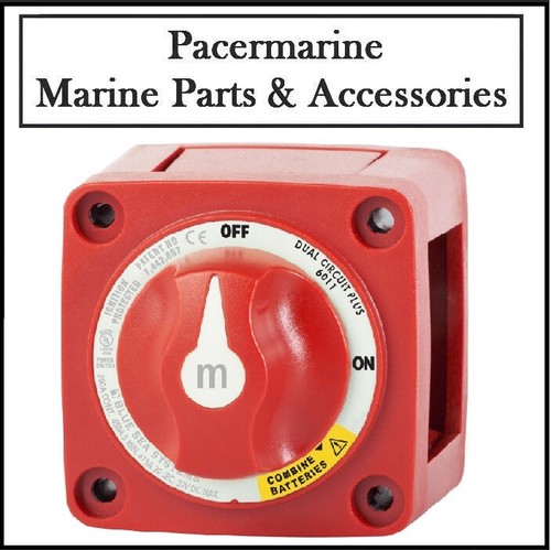 Blue Sea M-Series Mini Dual Circuit Plus Battery Switch Isolator 6011 ...