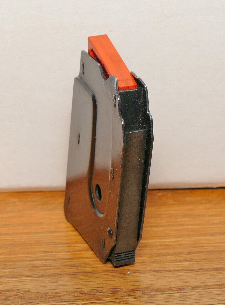 Marlin .22LR 7-shot magazine #80, #780, #20, #25 -opaque orange plastic ...