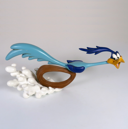 Warner Bros Looney Tunes Road Runner Running Full Speed Resin Figure ...