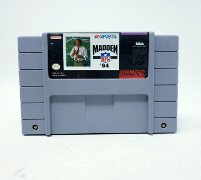 Madden NFL 94 (Super Nintendo Entertainment System) SNES Cart Only | eBay