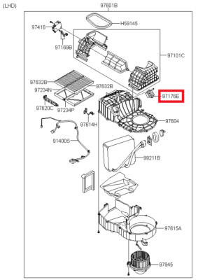 Genuine/OEM 971791F210 TRANSISTOR-FIELD EFFECT for Kia New Sportage 06 ...