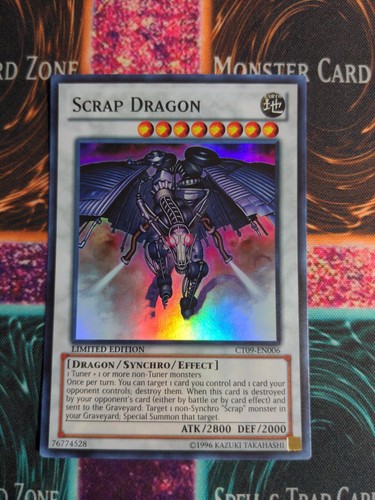 Yu-Gi-Oh! Scrap Dragon CT09-EN006 Limited Super Rare NM | eBay