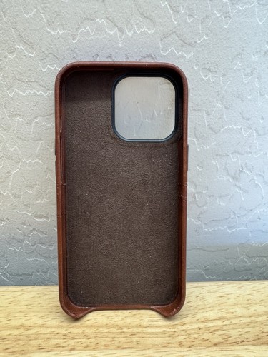 Wallet Case for iPhone 13 Pro 2 Credit Card Holder Pockets 6.1" Brown ...