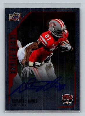2015 Upper Deck Inscriptions #DD Devante Davis | eBay