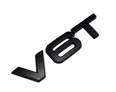 Für Audi V6T Schriftzug Embleme Aufkleber Logo Flache Badge Auto NEW | eBay