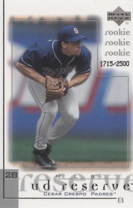 2001 Upper Deck Reserve - Cesar Crespo #202 /2500 (RC) for sale online ...