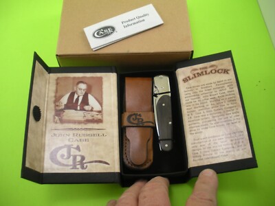 RARE CASE EBONY SLIMLOCK KNIFE #7173L BG-42 NEVER USED IN BOX | eBay