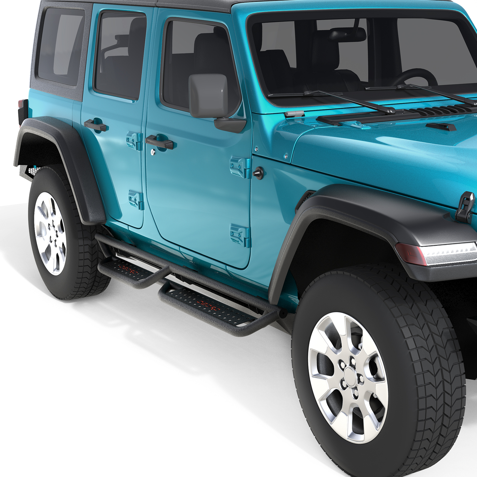 OEDRO Armor Running Boards for 18-23 Jeep Wrangler JL 4 Door Side Steps ...