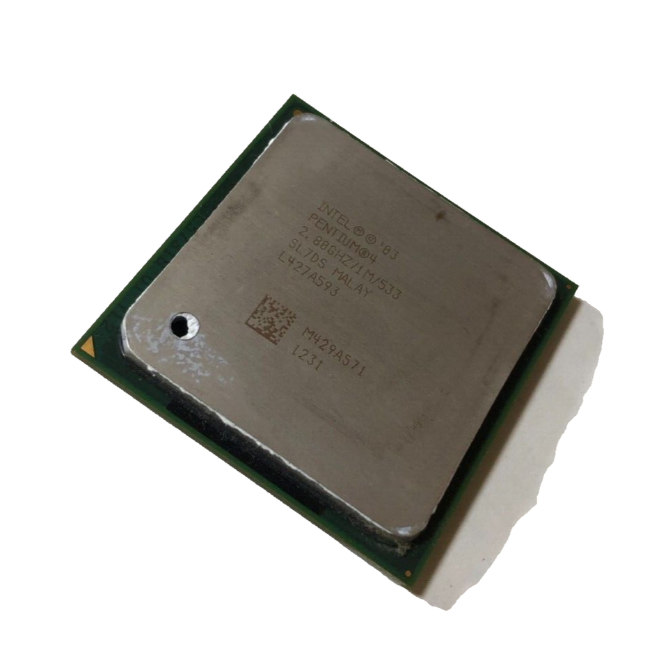 SL7DS Intel Mobile Pentium 4 518 2.8GHz 1MB socket 478 CPU + Thermal ...