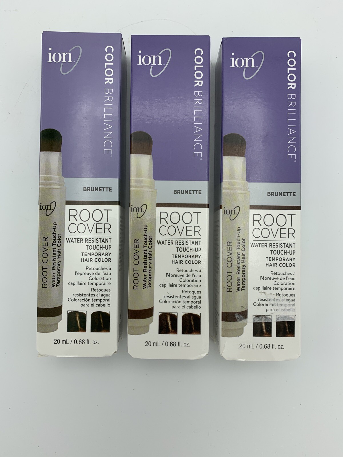 Ion+Brunette+Water+Resistant+Root+Cover+Touch+Up+Brunette+0.68+oz+each ...