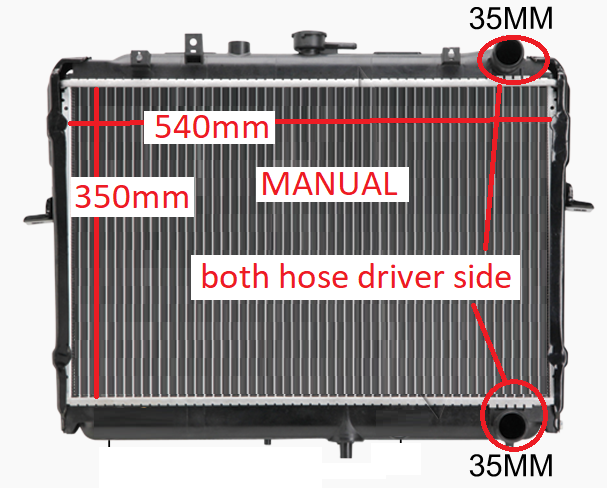 Radiator Mazda E2000 E1800 Maxi Van Ford Econovan JH Petrol MT Both ...