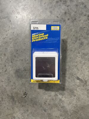 HUBBELL WIRING DEVICE-KELLEMS HBL303NM Flanged Locking Inlet,Marine ...