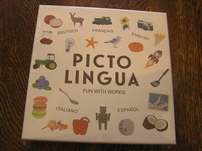 1973 ToySmith PICTO LINGUA Fun With Words Vocabulary Learn Words in 5 ...