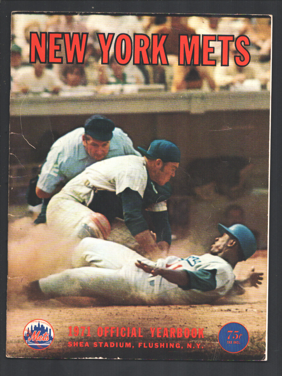 Sports Pub: New York Mets Baseball Team Yearbook-MLB 1971-Shea Stadium ...