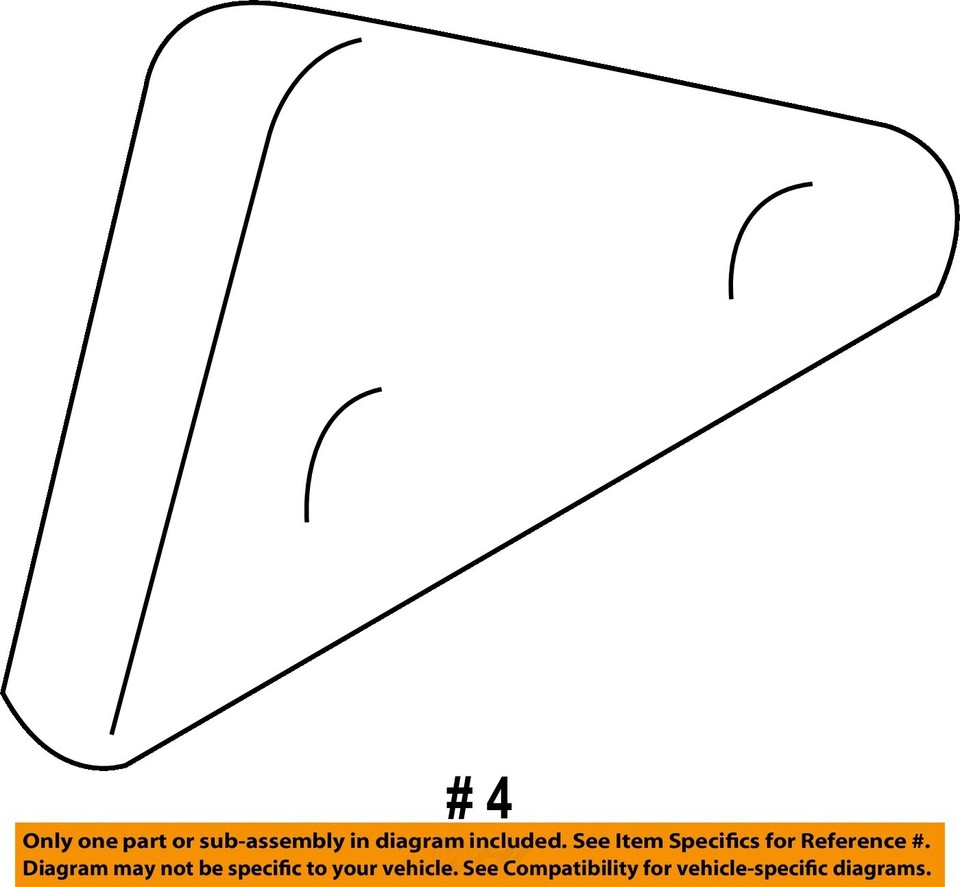 FORD OEM 02-07 Focus Quarter Panel Glass-Cover 98AZ61274A32AA | eBay