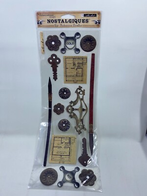 Architect Vintage House Plans Key Knob Pull Nostalgiques Sticko ...